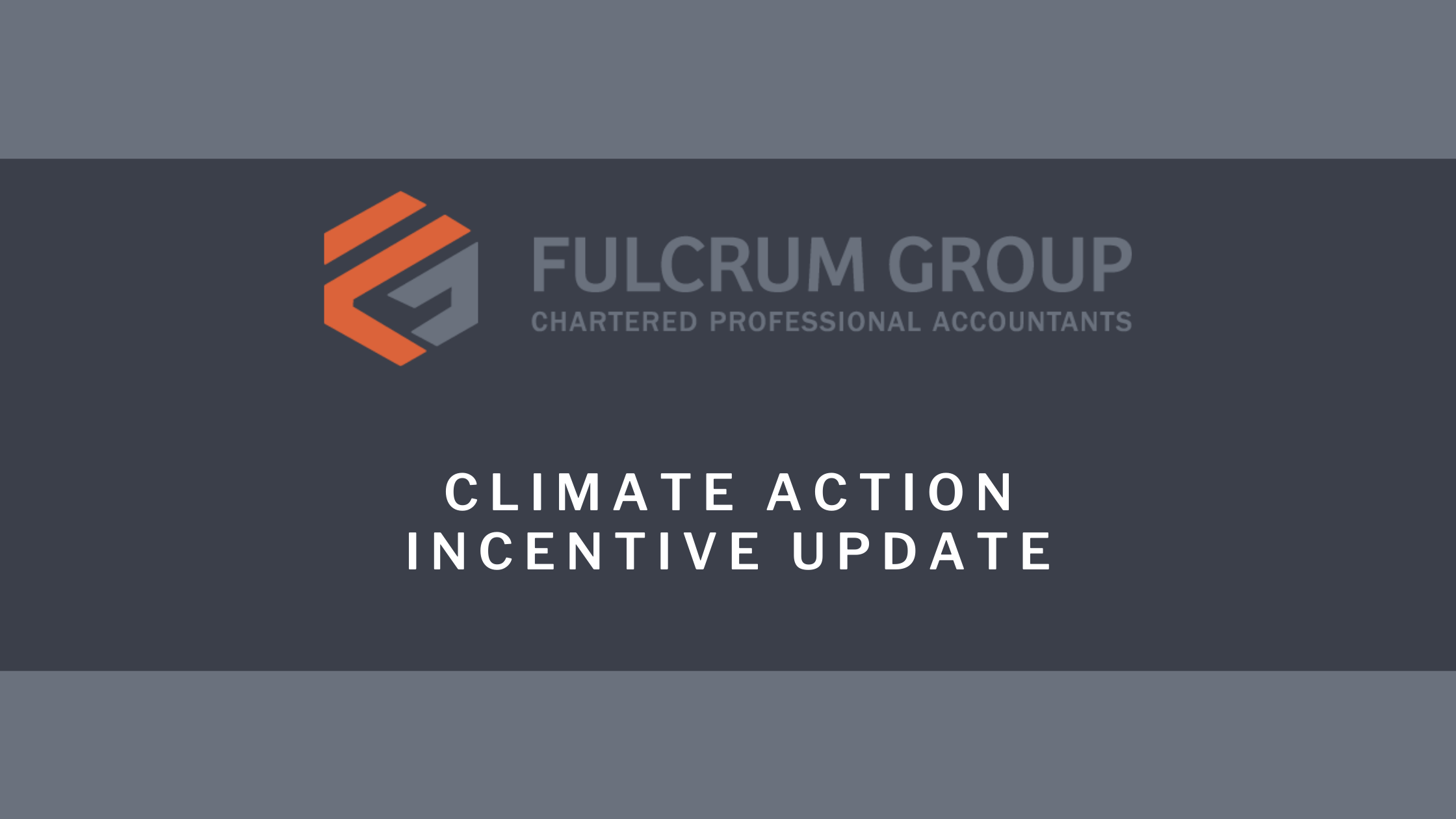 Climate Action Incentive - Fulcrum Group - Chartered Professional ...