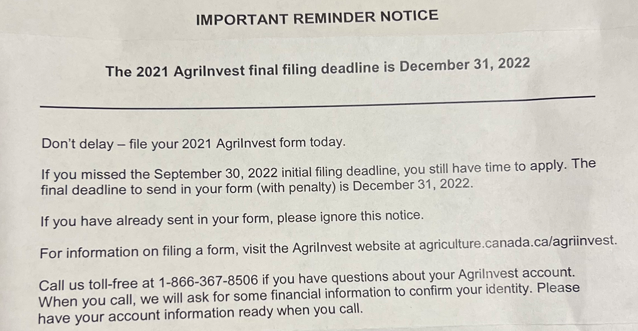 Agri-Invest Update - Fulcrum Group - Chartered Professional Accountants ...
